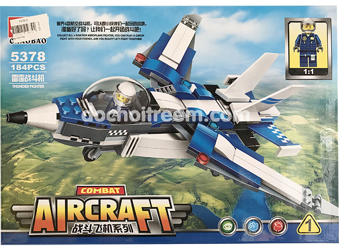 Lắp ráp máy bay xanh 5378-3